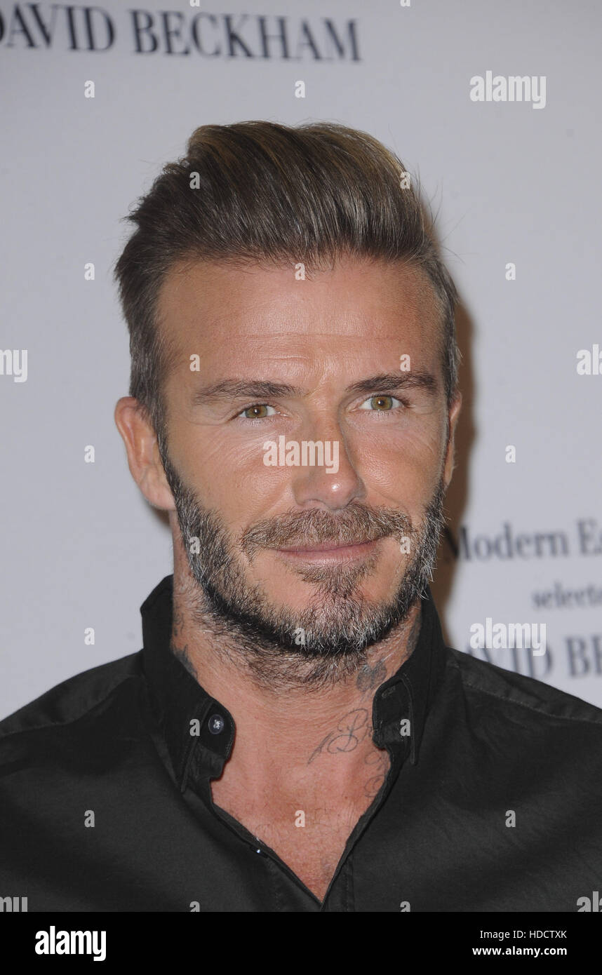 David beckham headshot 2016 hi-res stock photography and images - Alamy