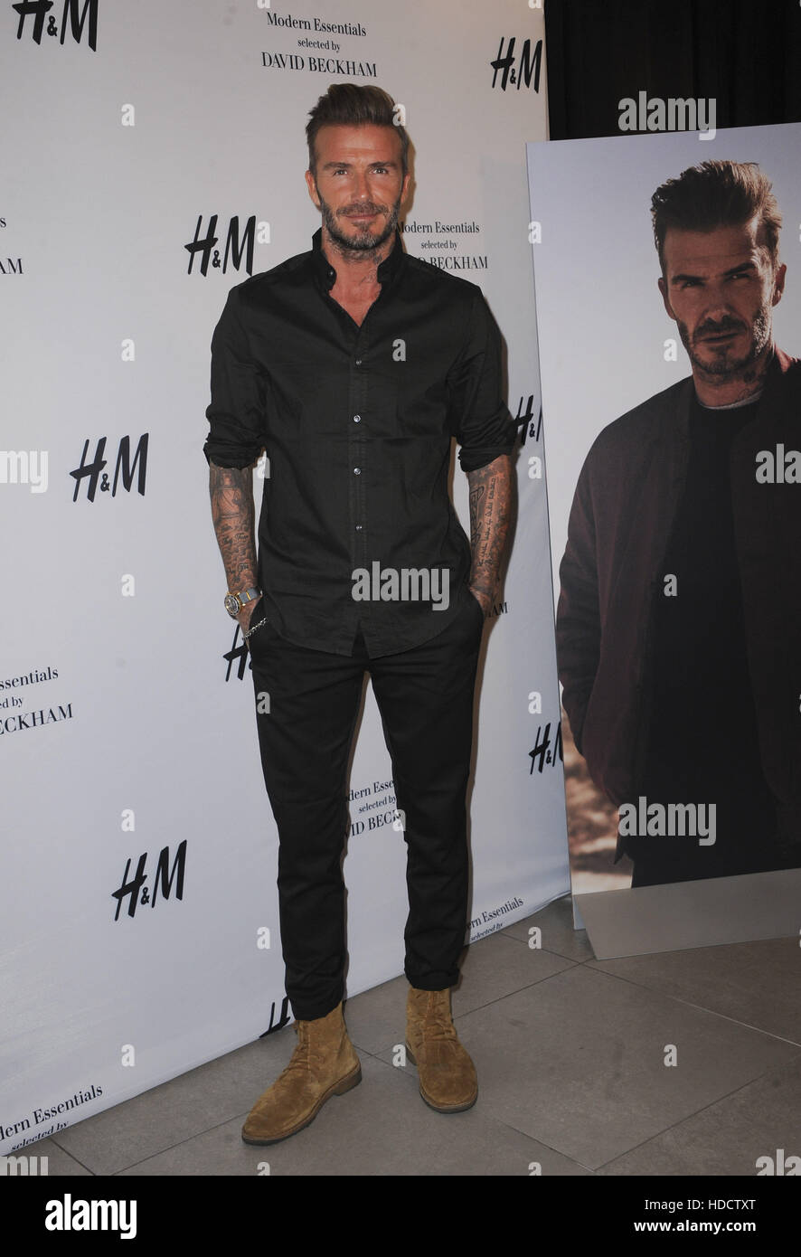 David Beckham launches the new H&M Modern Essentials campaign Featuring ...