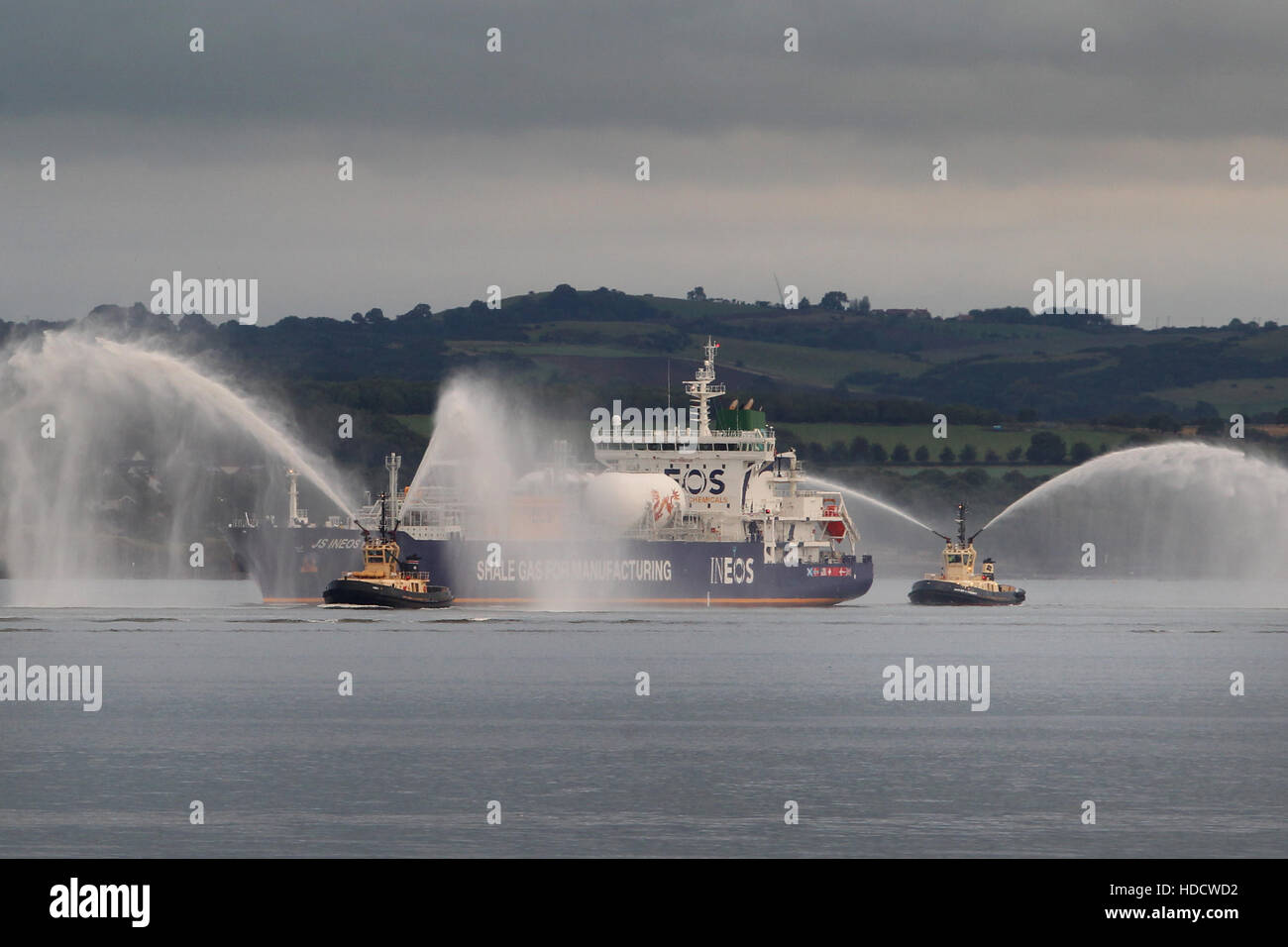 First US shale gas arrives in the UK. The Ineos Insight gas carrier ...