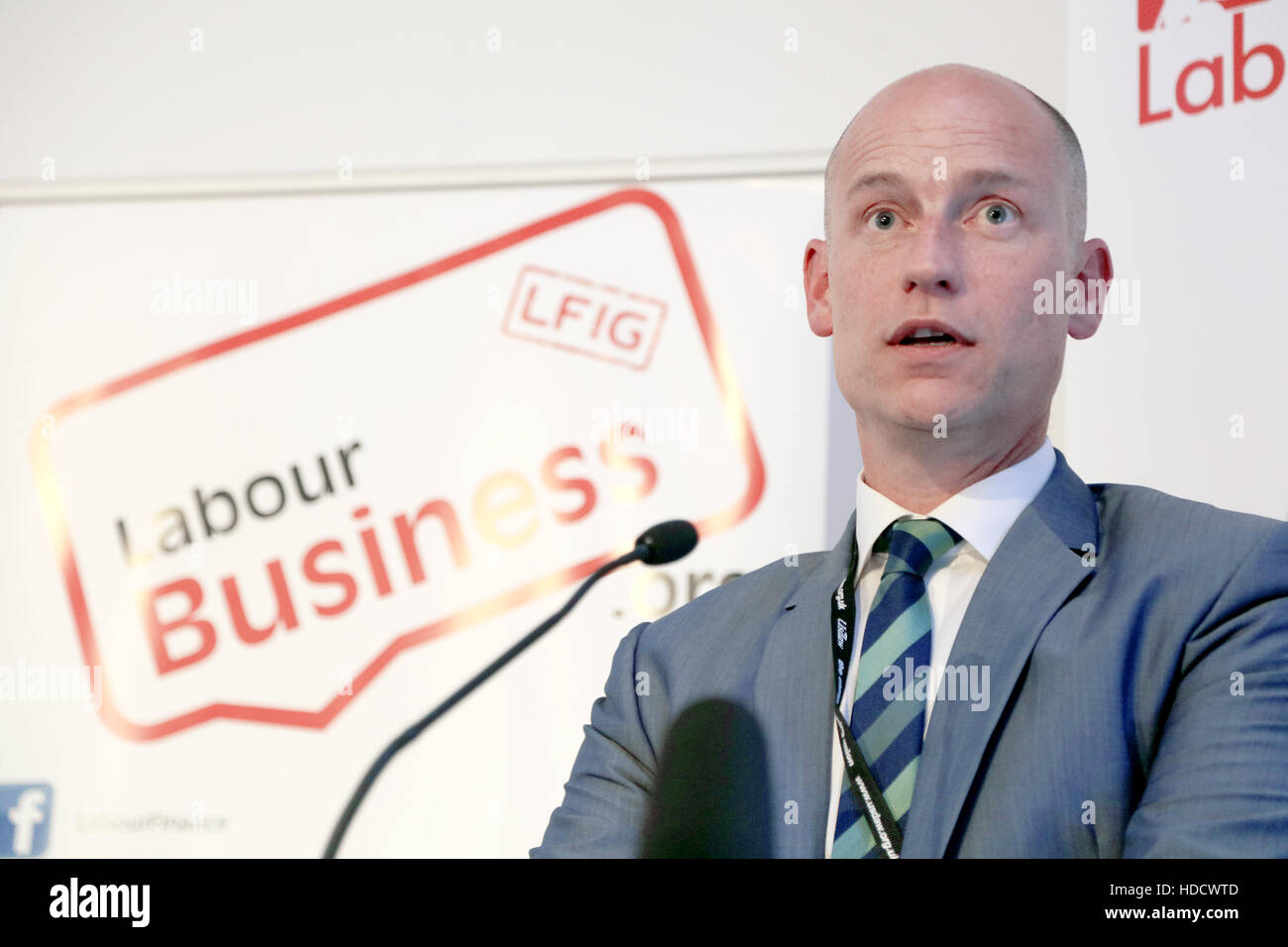 Stephen Kinnock attending the Labour Party Conference at the Exhibition ...
