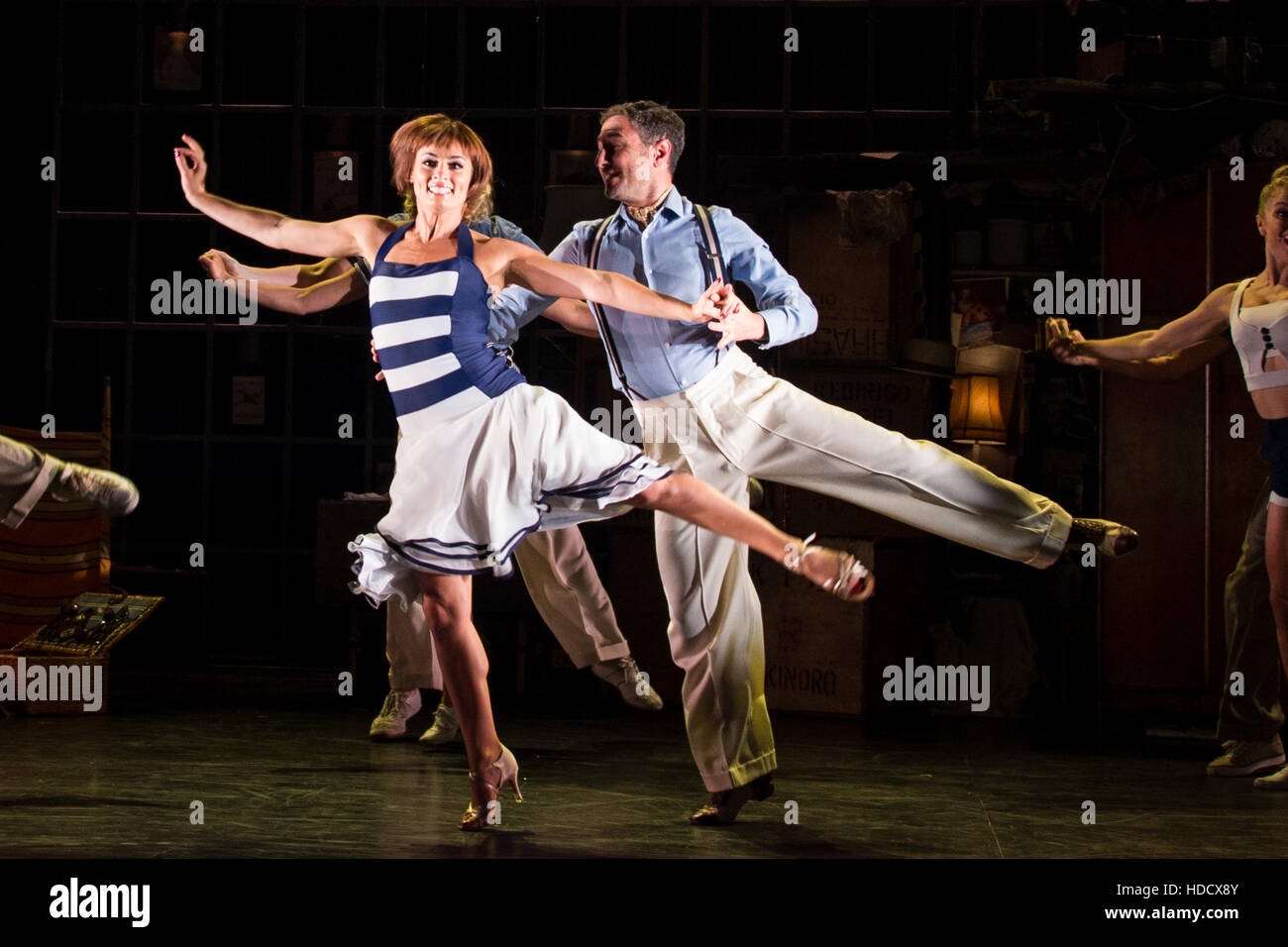 Vincent, Flavia and the cast of The Last Tango run scenes from the show ...