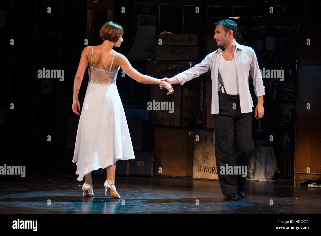 Vincent, Flavia and the cast of The Last Tango run scenes from the show ...