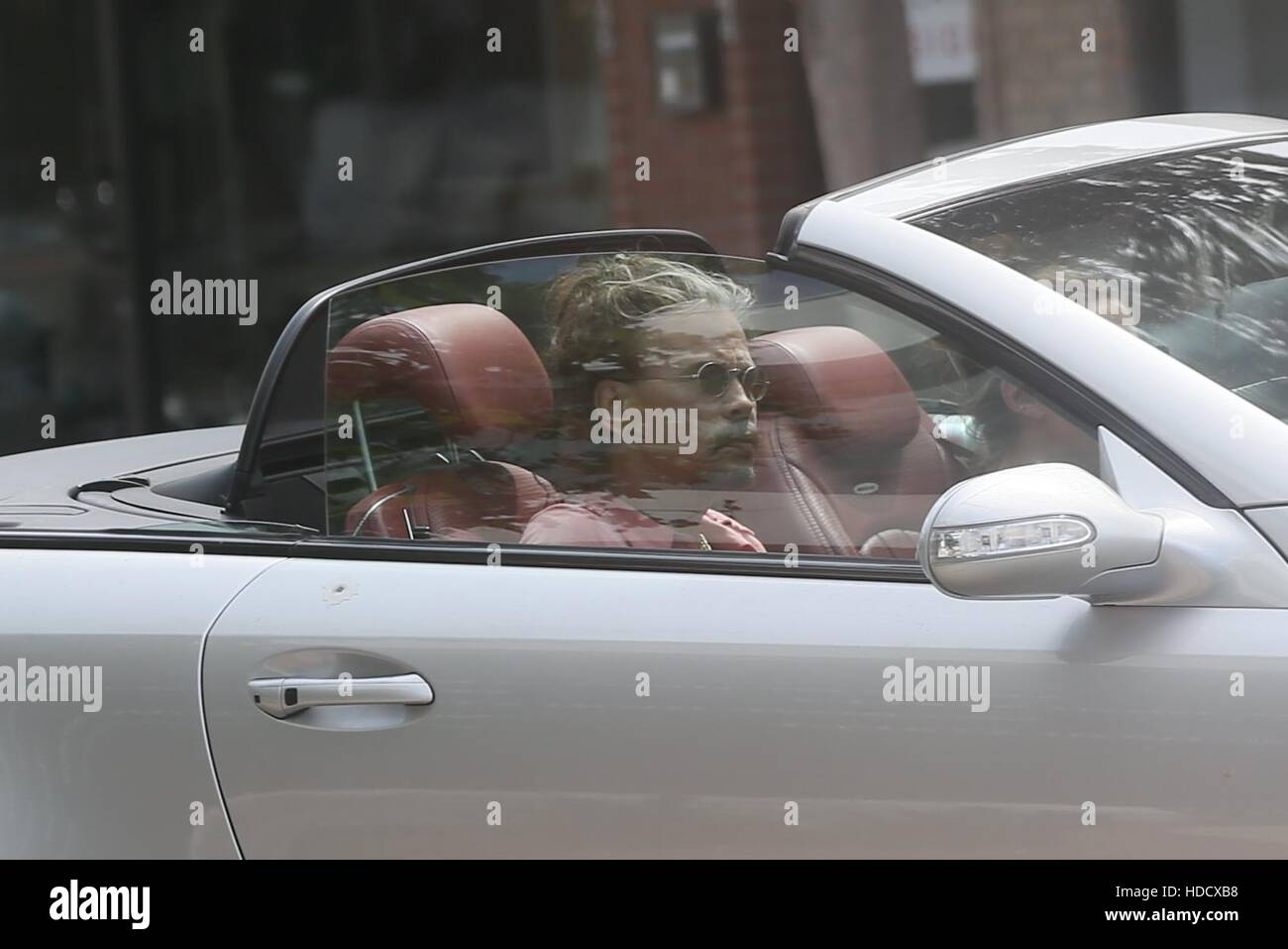 Steven Tyler being driven around West Hollywood Featuring: Steven Tyler ...
