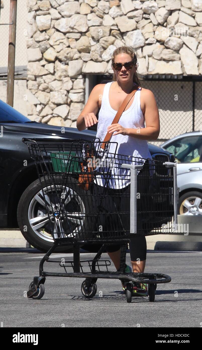 CaCee Cobb leaving the supermarket in Beverly Hills Featuring: CaCee ...