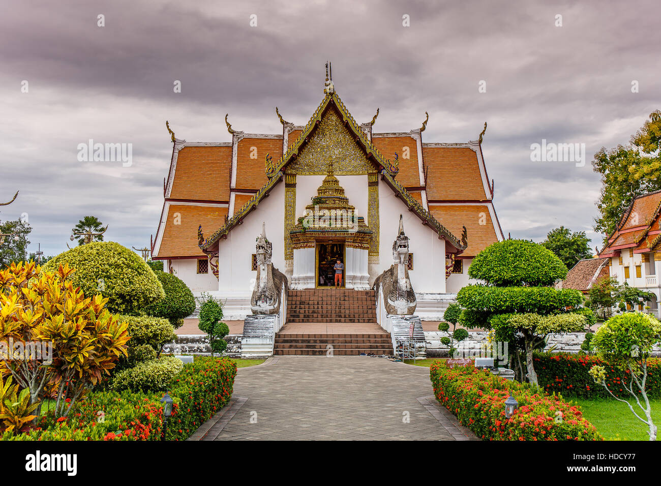 Wat Phumin temple at Nan , Nan province, Thailand Stock Photo - Alamy