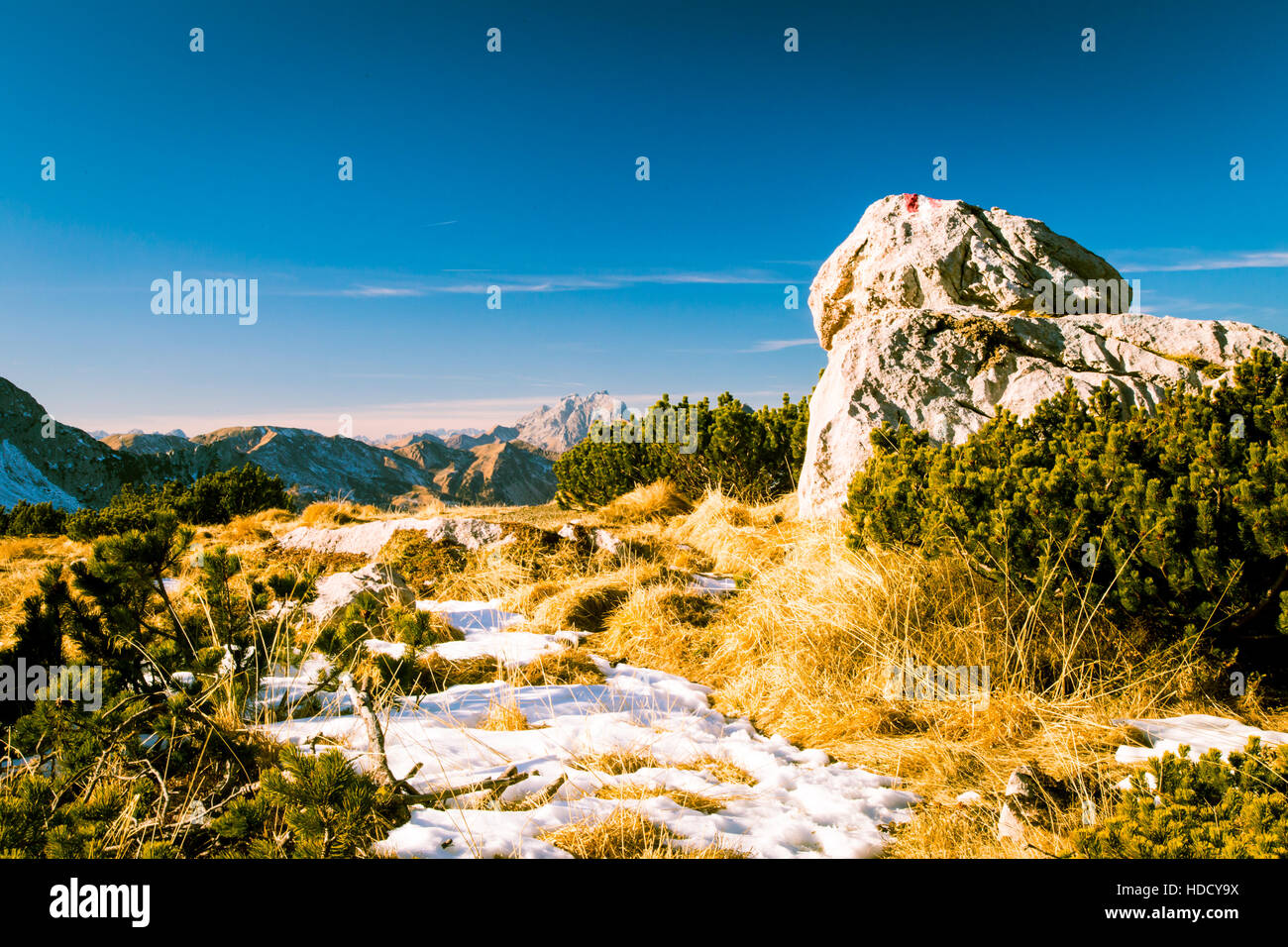 dry winter in the italian alps Stock Photo - Alamy