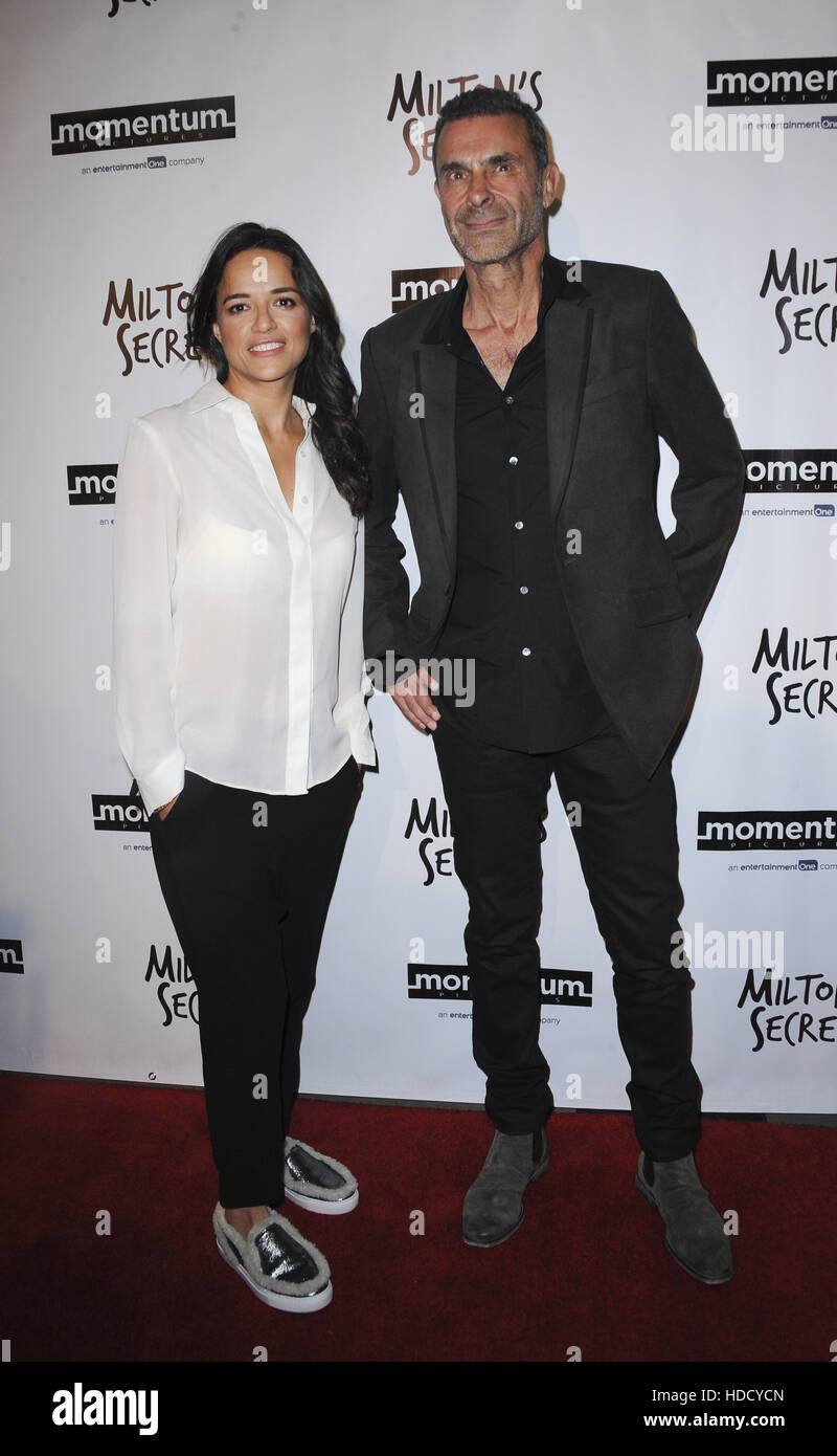 Film premiere of 'Milton's Secret' Featuring: Michelle Rodriguez ...