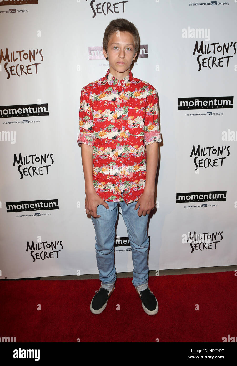Premiere of Momentum Pictures' 'Milton's Secret' Featuring: Barnet Bain ...