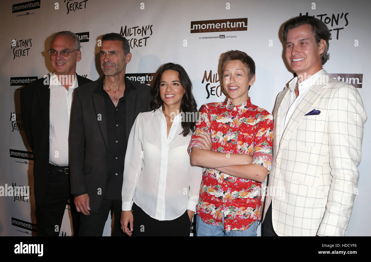 Premiere of Momentum Pictures' 'Milton's Secret' Featuring: Barnet Bain ...