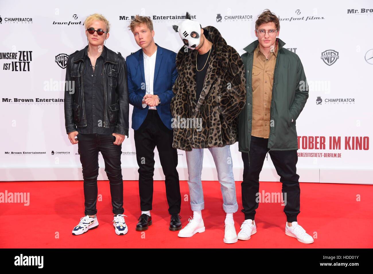 World premiere of 'Unsere Zeit ist jetzt' at CineStar movie theater at ...