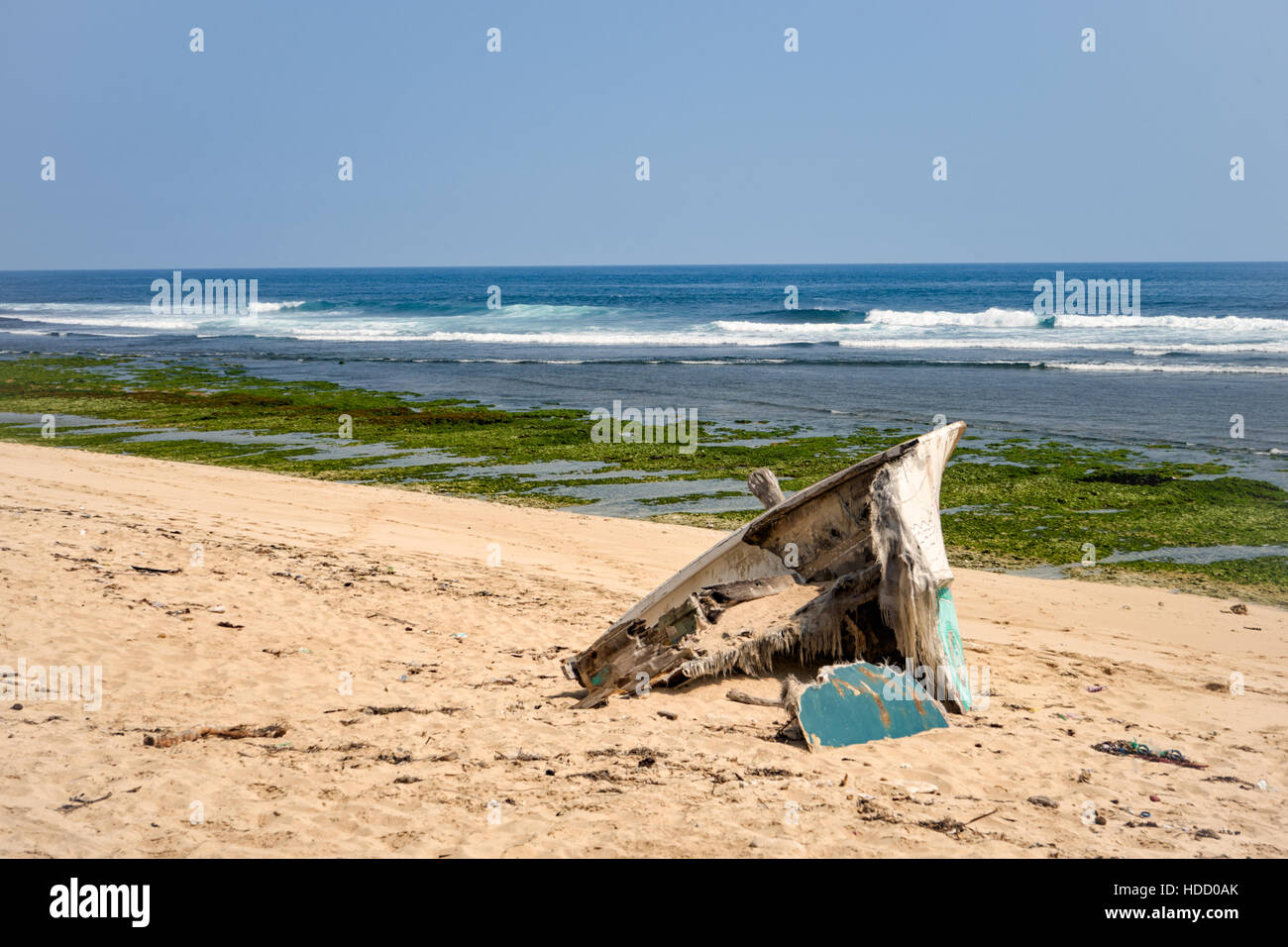 Half of a shipwreck in Bali Stock Photo - Alamy