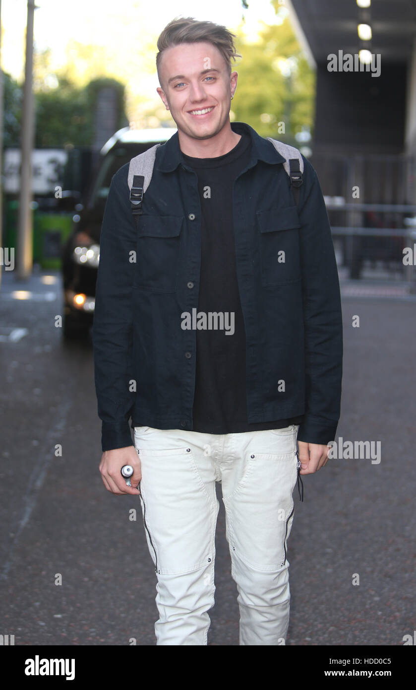 Roman Kemp outside ITV Studios Featuring: Roman Kemp Where: London ...