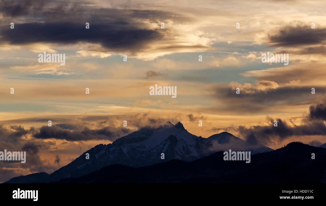 Dramatic sky over the Polish Tatra mountains Stock Photo - Alamy