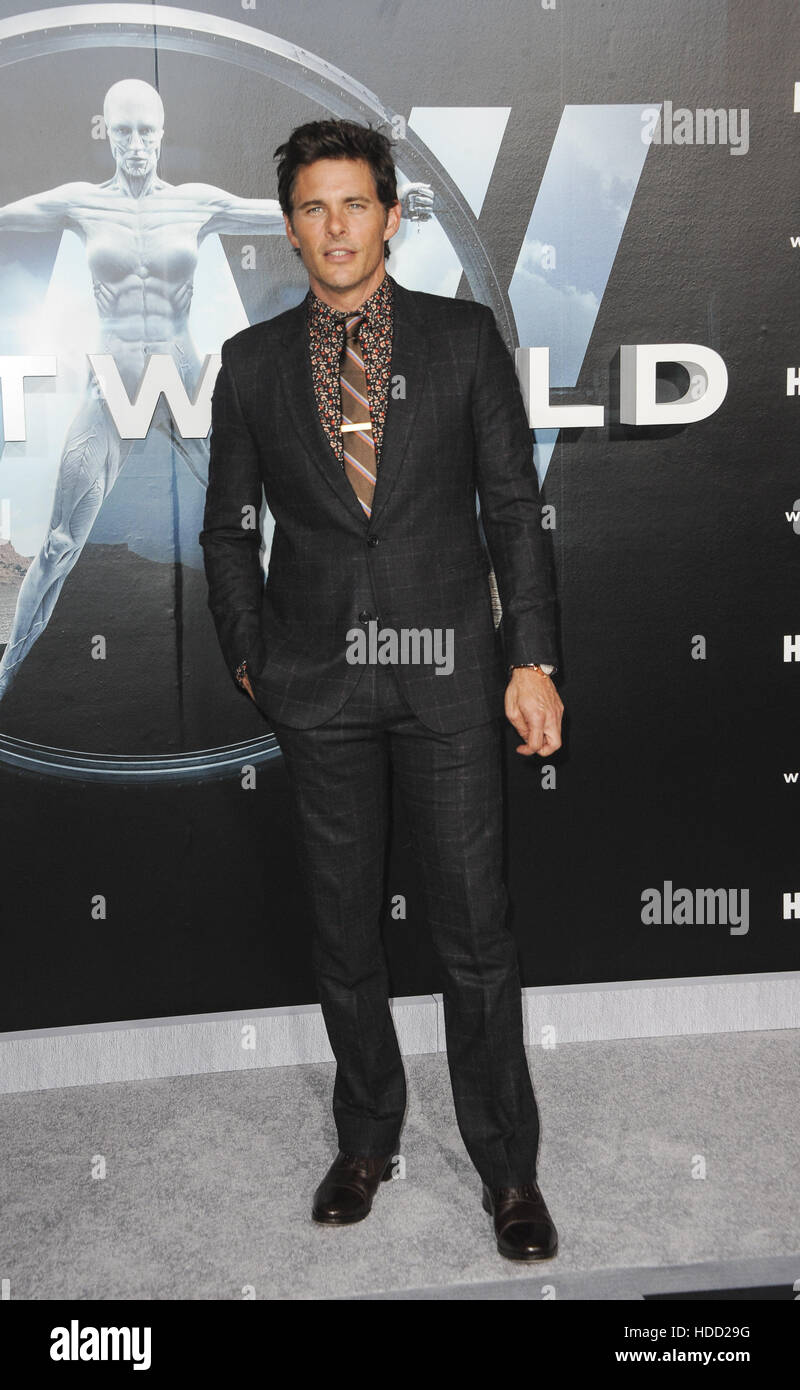 HBO drama series 'Westworld' Premiere Featuring: James Marsden Where ...