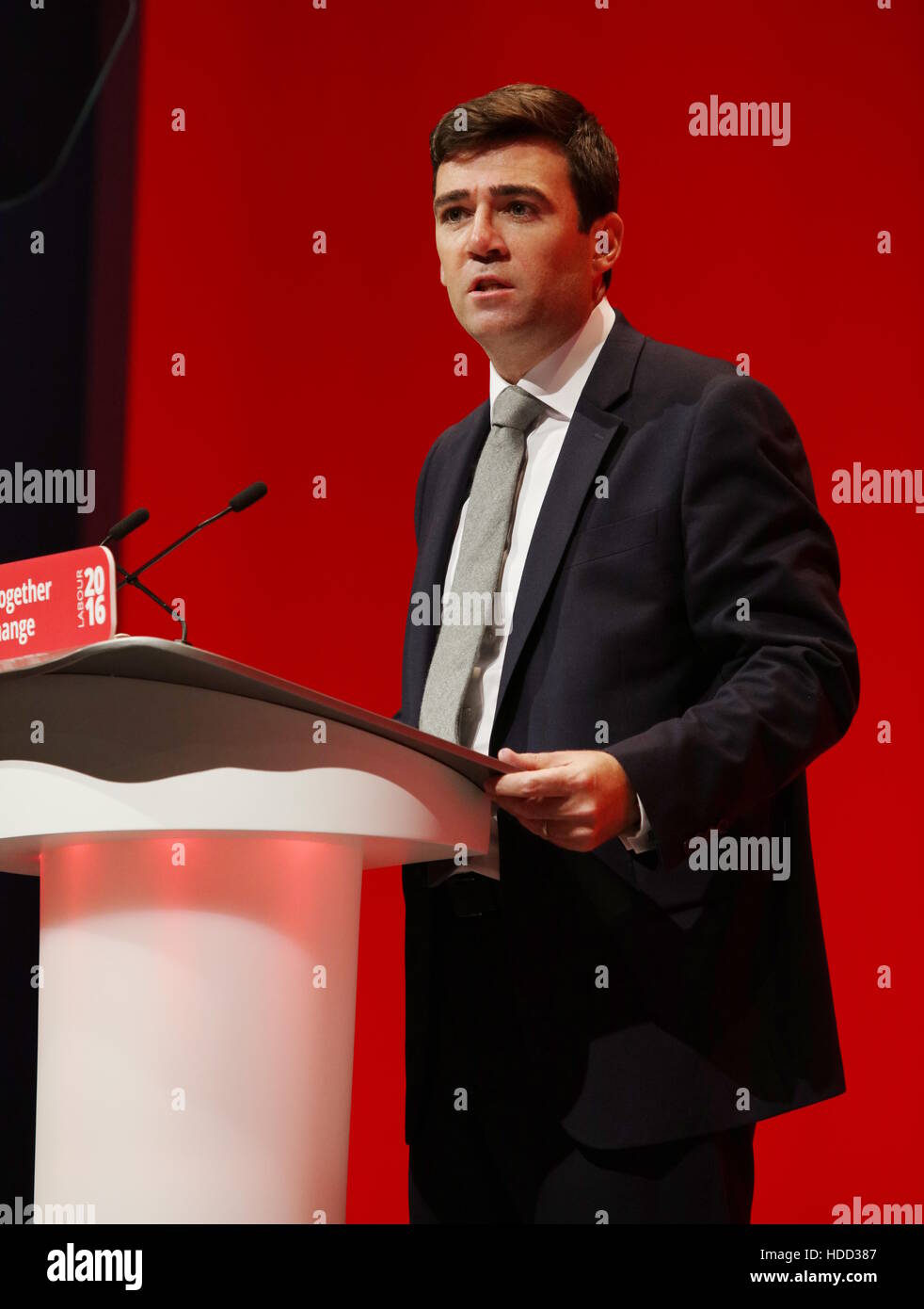 Labour Party Conference in Liverpool Featuring: Andy Burnham Where ...