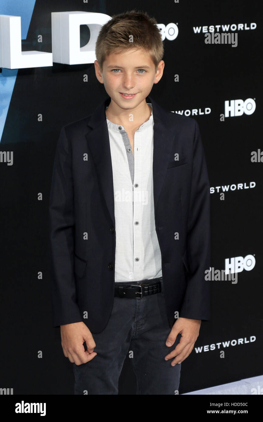 HBO drama series 'Westworld' Premiere Featuring: Oliver Bell Where: Los ...