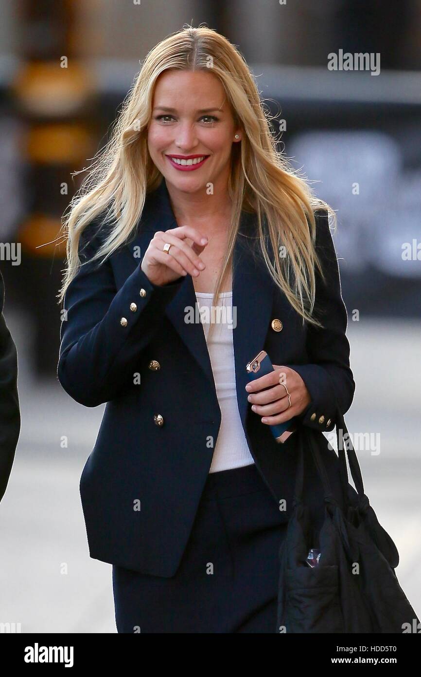 Piper Perabo seen at the ABC studios for Jimmy Kimmel Live Featuring ...