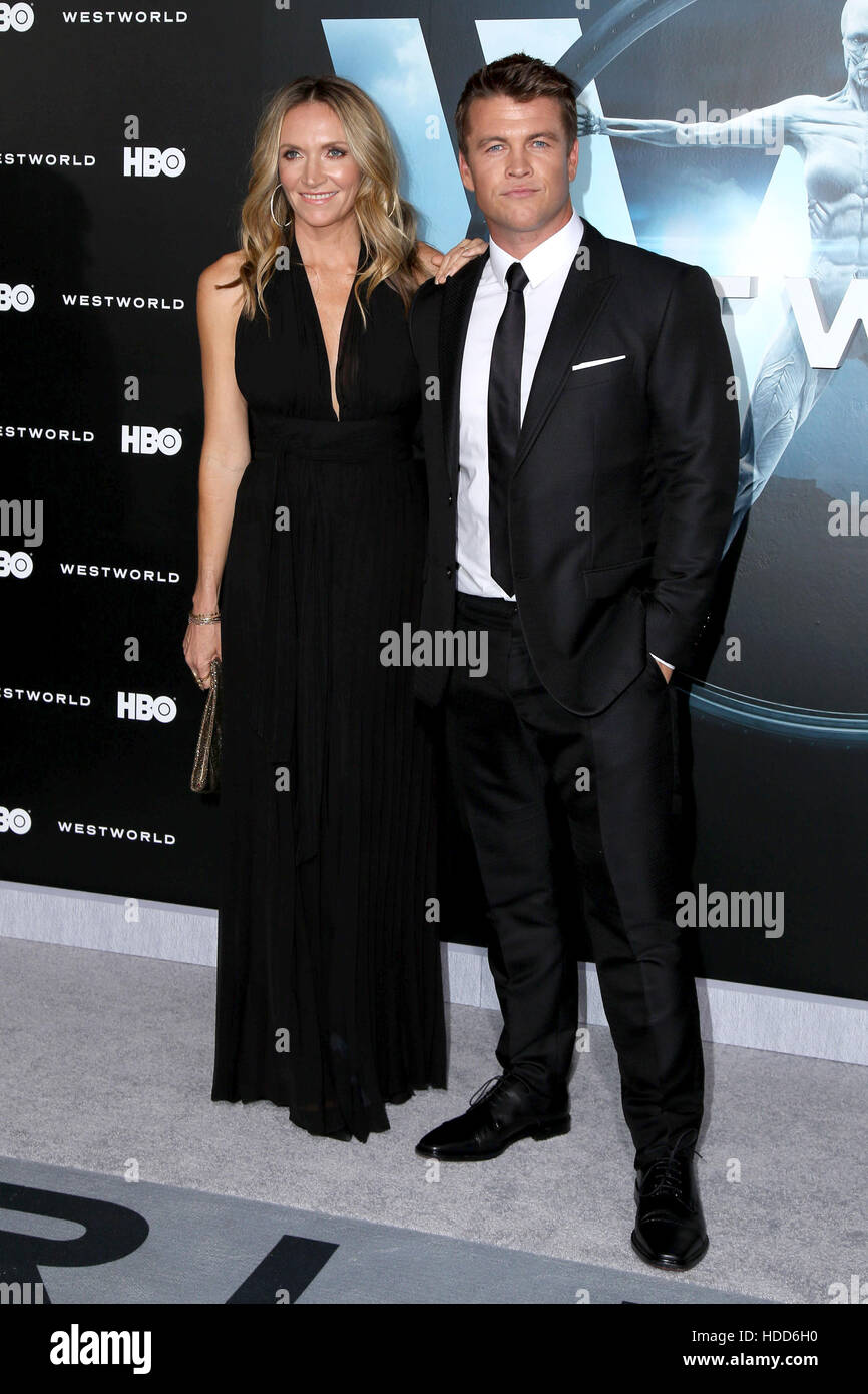 Luke Hemsworth With Wife Where High Resolution Stock Photography and ...