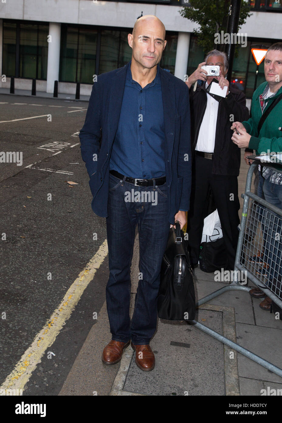 Celebrities at Radio 2 Featuring: Mark Strong Where: London, United ...