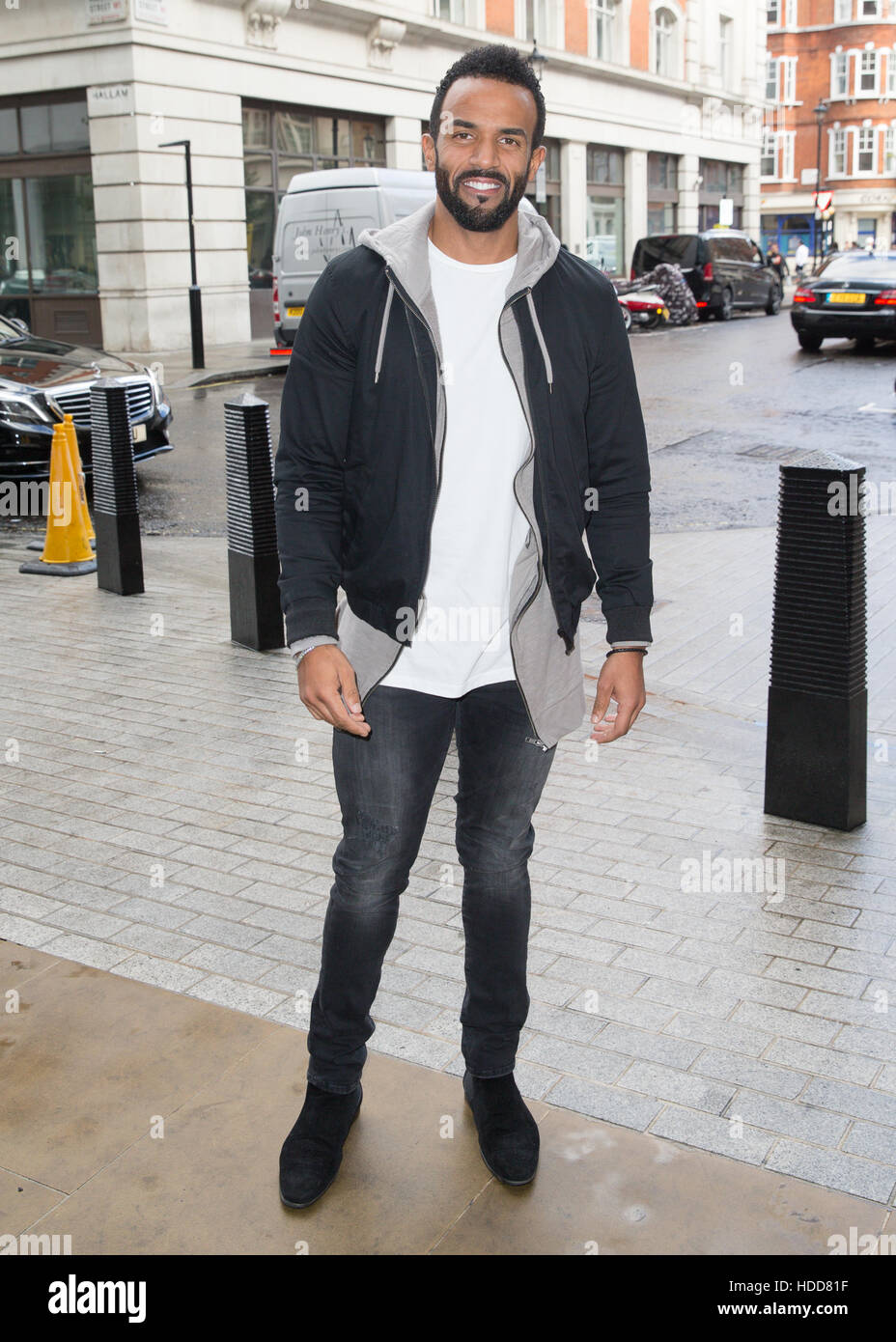 Craig David pictured arriving at the Radio 1 studios Featuring: Craig ...