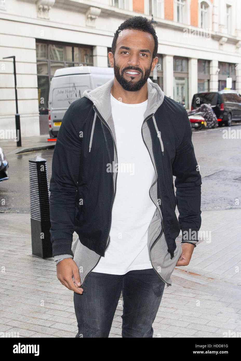 Craig David pictured arriving at the Radio 1 studios Featuring: Craig ...