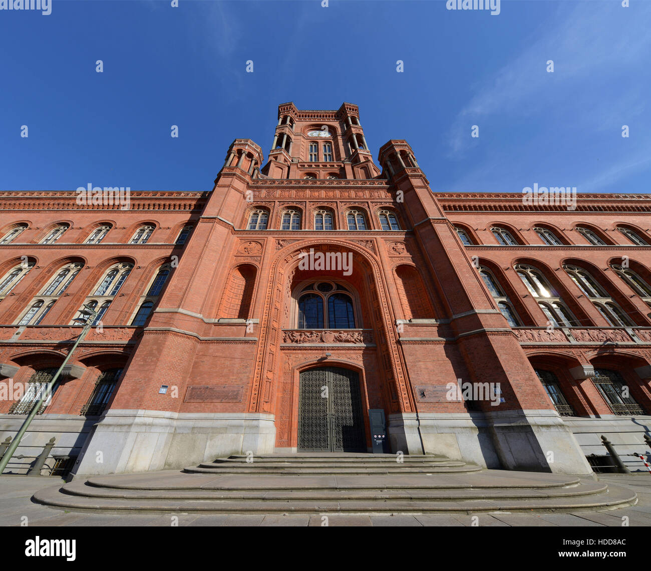 Rotes Rathaus, Rathausstrasse, Mitte, Berlin, Deutschland Stock Photo ...