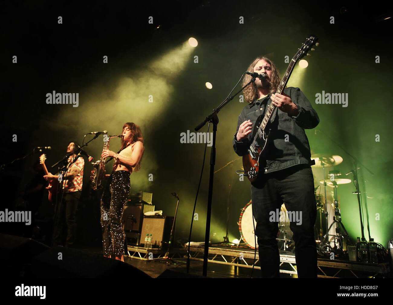 The Zutons Performing at a Benefit Concert for Kristian Ealey at ...