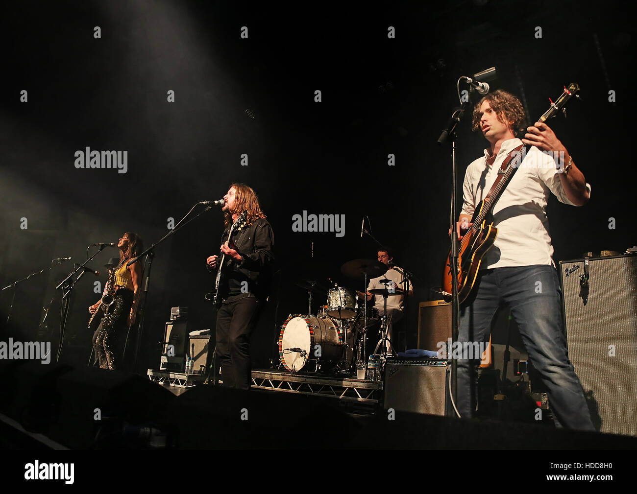 The Zutons Performing at a Benefit Concert for Kristian Ealey at ...