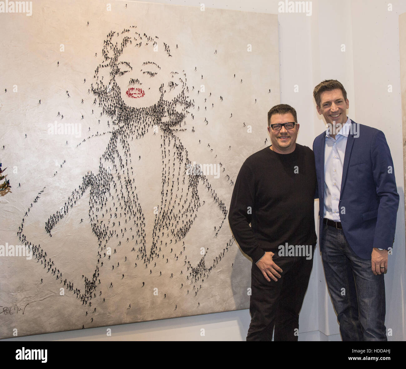 Graig Alan opens his own Exhibition at Galerie Mensing Featuring: Graig ...