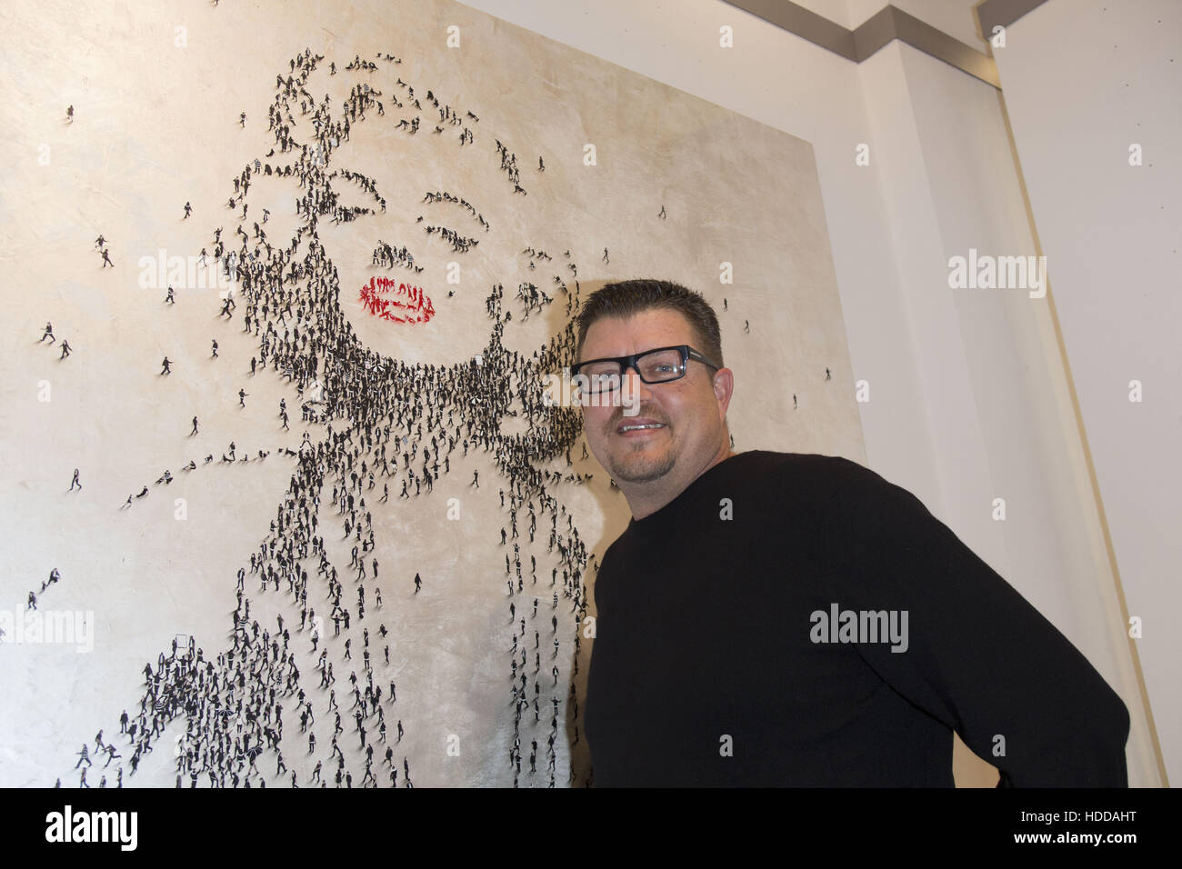 Graig Alan opens his own Exhibition at Galerie Mensing Featuring: Graig ...