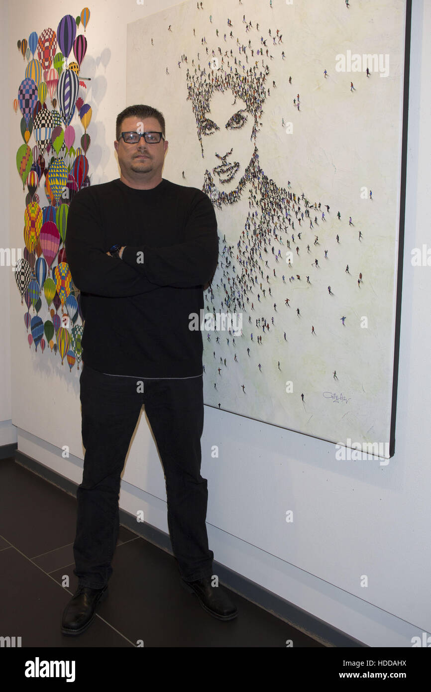 Graig Alan opens his own Exhibition at Galerie Mensing Featuring: Graig ...