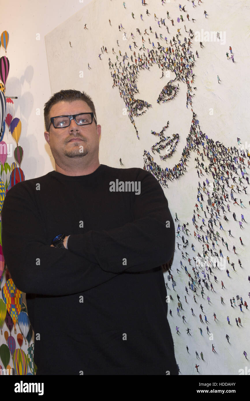 Graig Alan opens his own Exhibition at Galerie Mensing Featuring: Graig ...