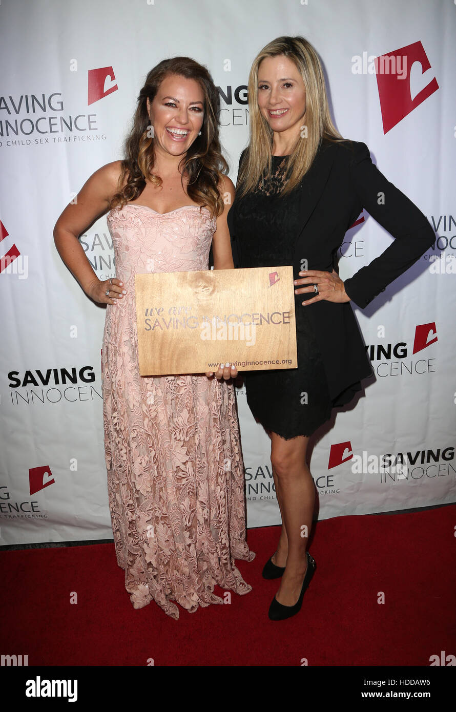 Saving Innocence's 5th Annual Gala Featuring: Kim Biddle, Mira Sorvino ...