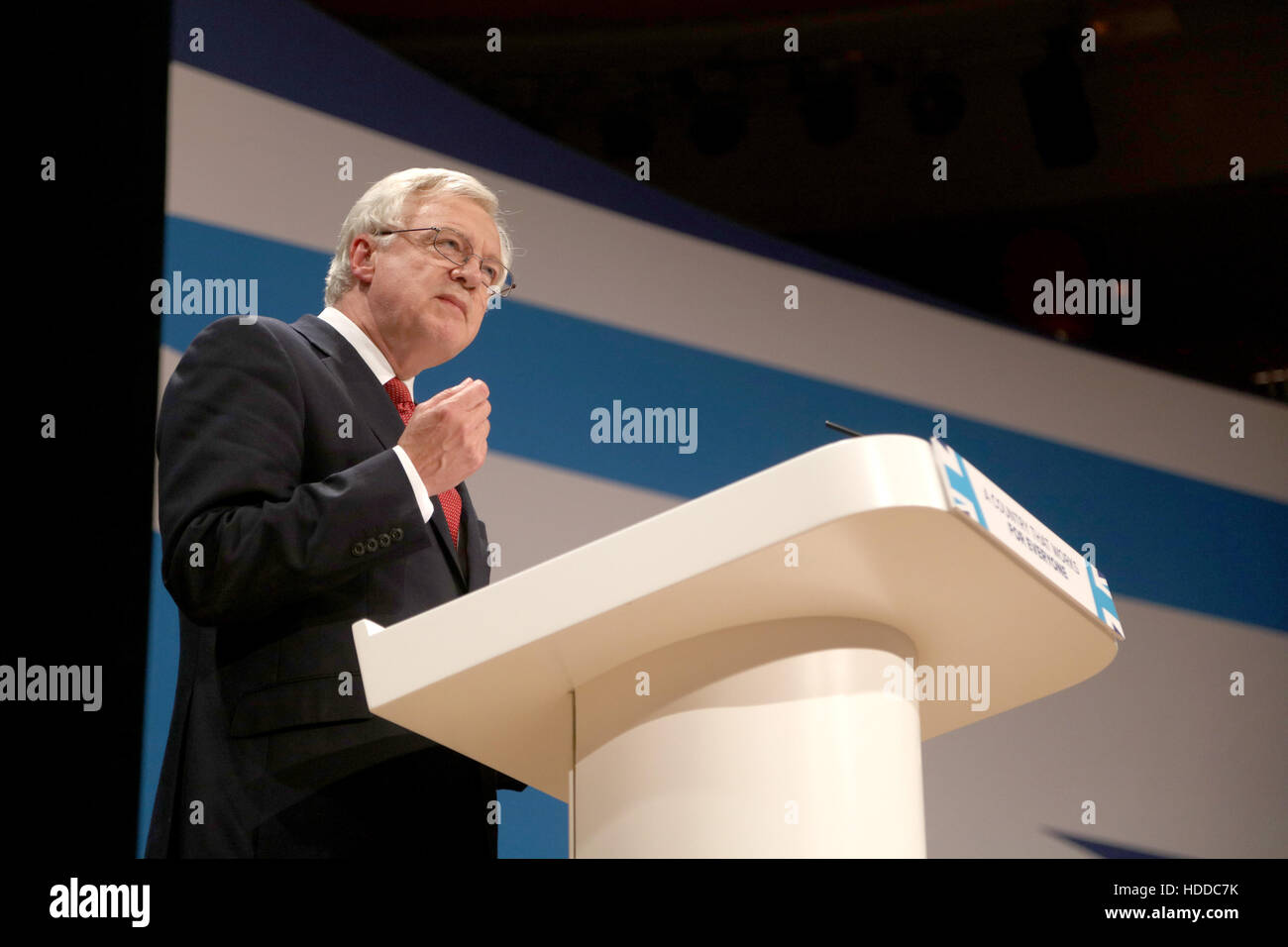 Secretary of State for Exiting the European Union David Davis ...