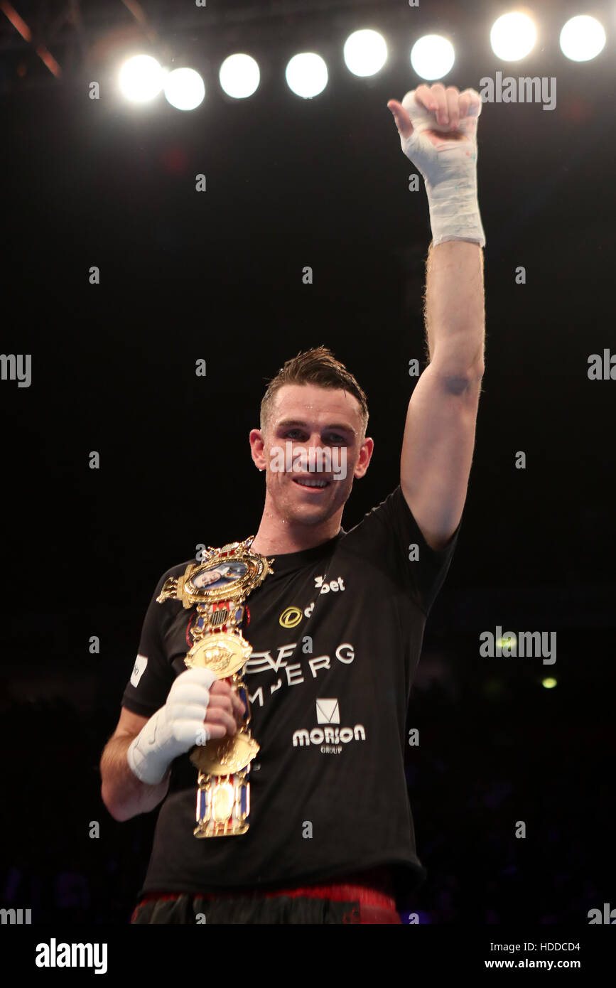 Callum Smith celebrates beating Luke Blackledge after their British ...