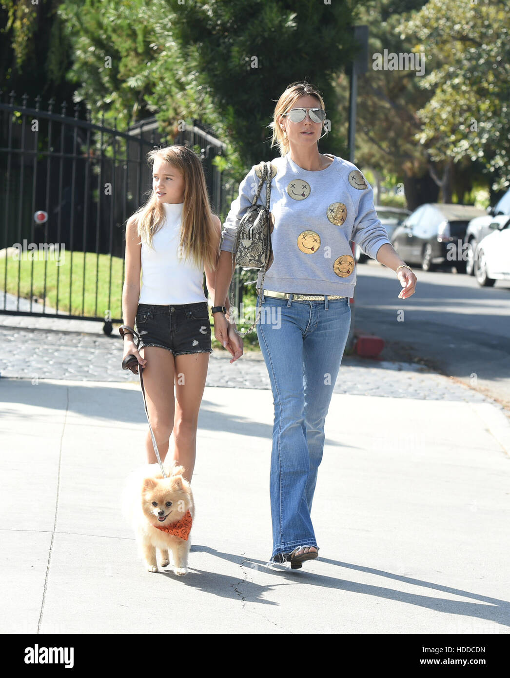 Heidi Klum and her daughter Leni spend the afternoon together in Los ...
