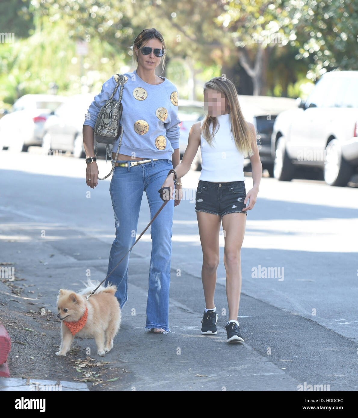 Heidi Klum and her daughter Leni spend the afternoon together in Los ...