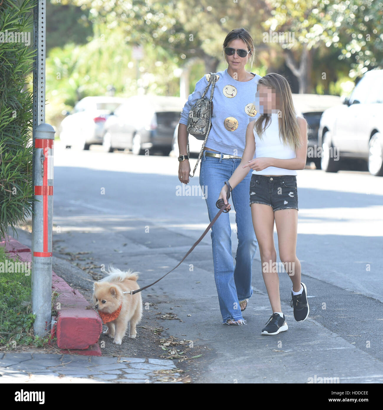 Heidi Klum and her daughter Leni spend the afternoon together in Los ...