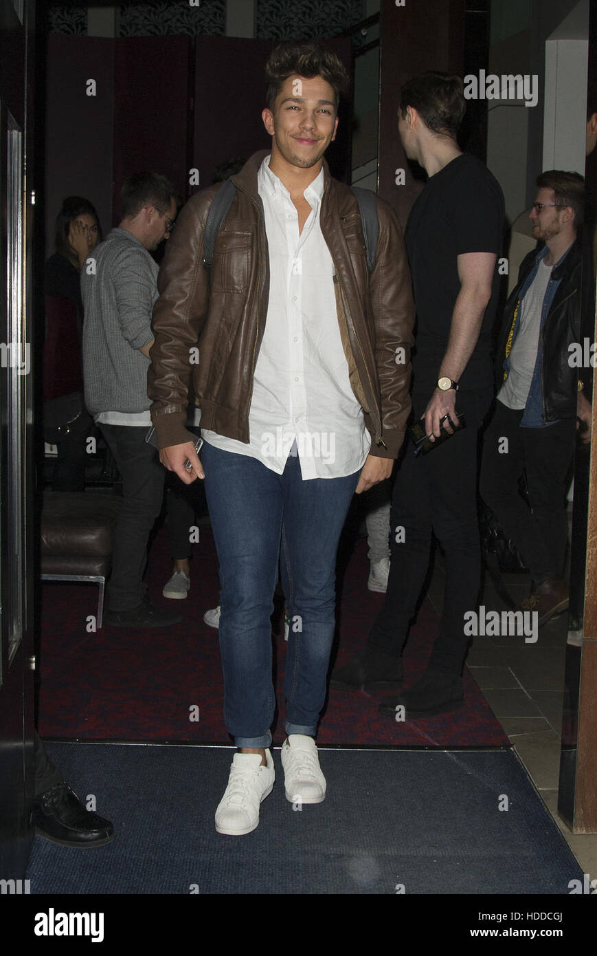 Various contestants seen leaving Xtra Factor Studios in London ...