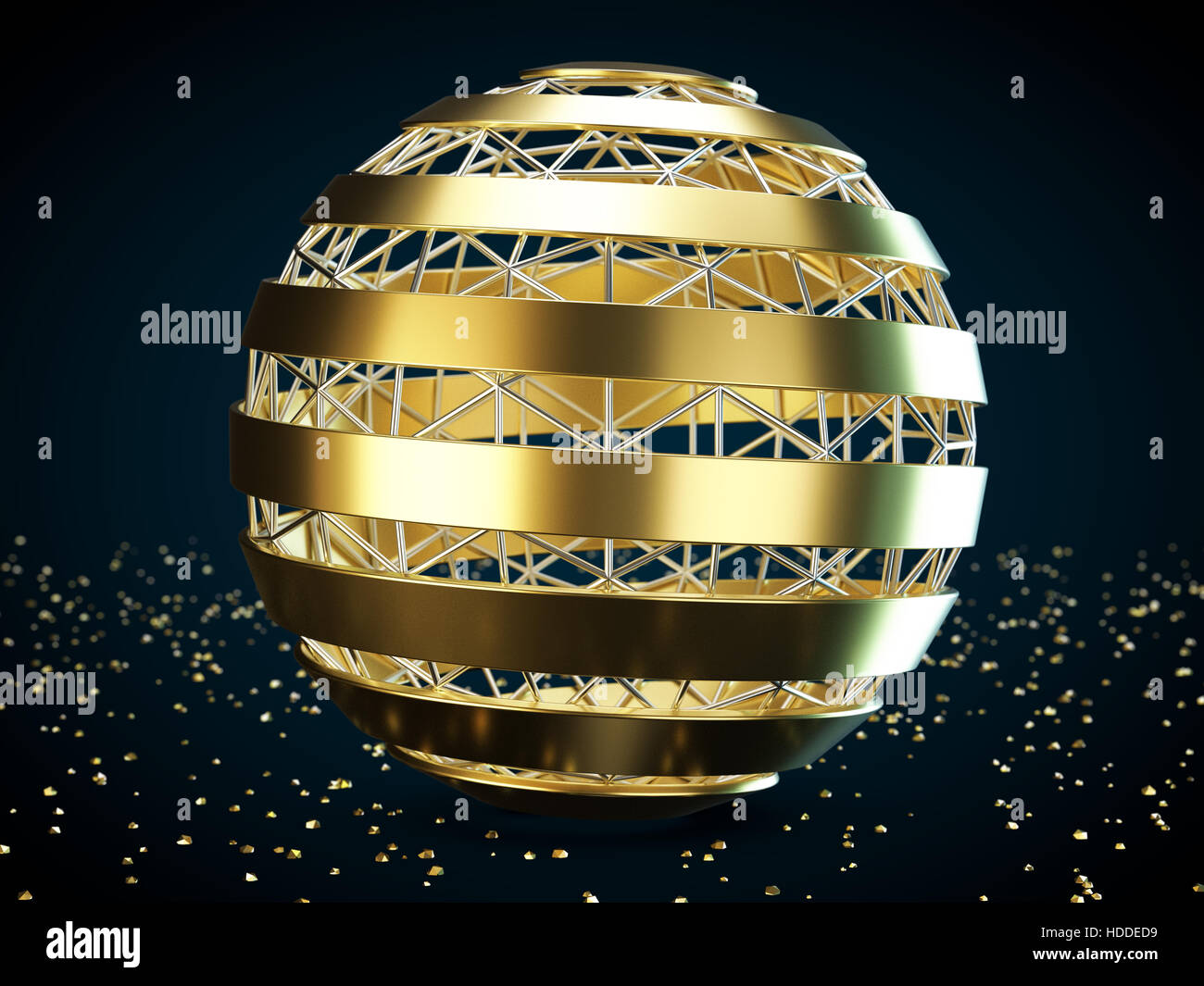 Helix sphere on a abstract background. 3D illustration Stock Photo - Alamy