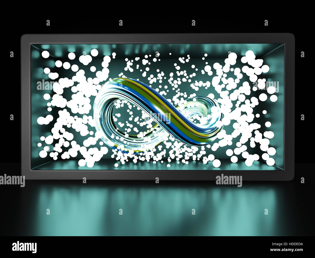 Infinity symbol abstract background Stock Photo - Alamy