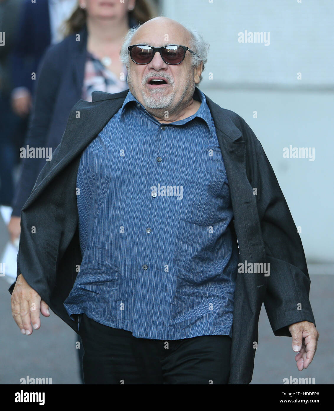 Danny Devito outside ITV Studios Featuring: Danny Devito Where: London ...