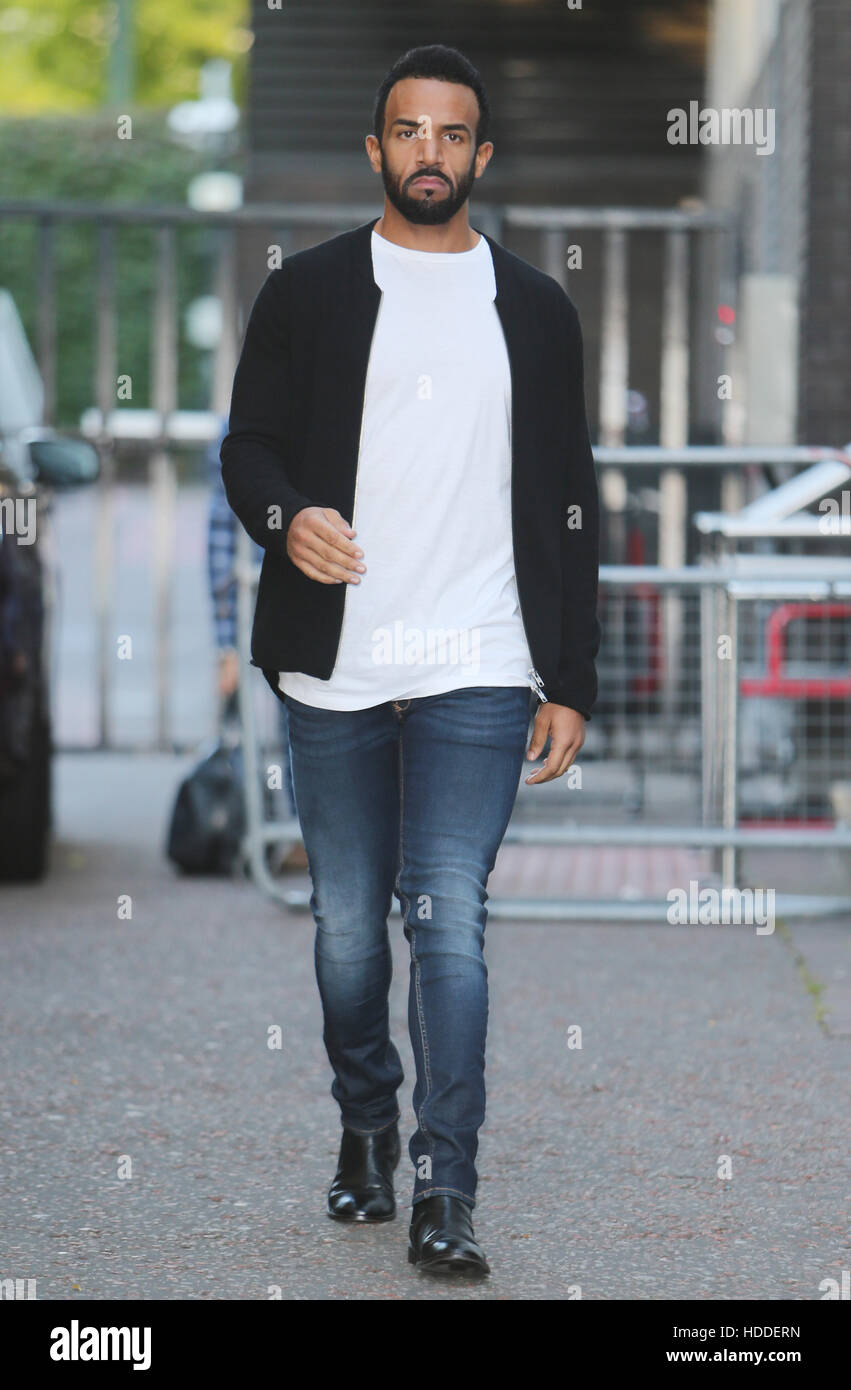Craig David outside ITV Studios Featuring: Craig David Where: London ...