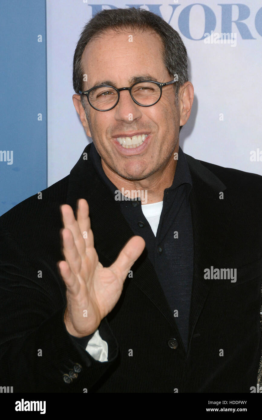 New York Premiere of 'Divorce' at SVA Theater Featuring: Jerry Seinfeld ...
