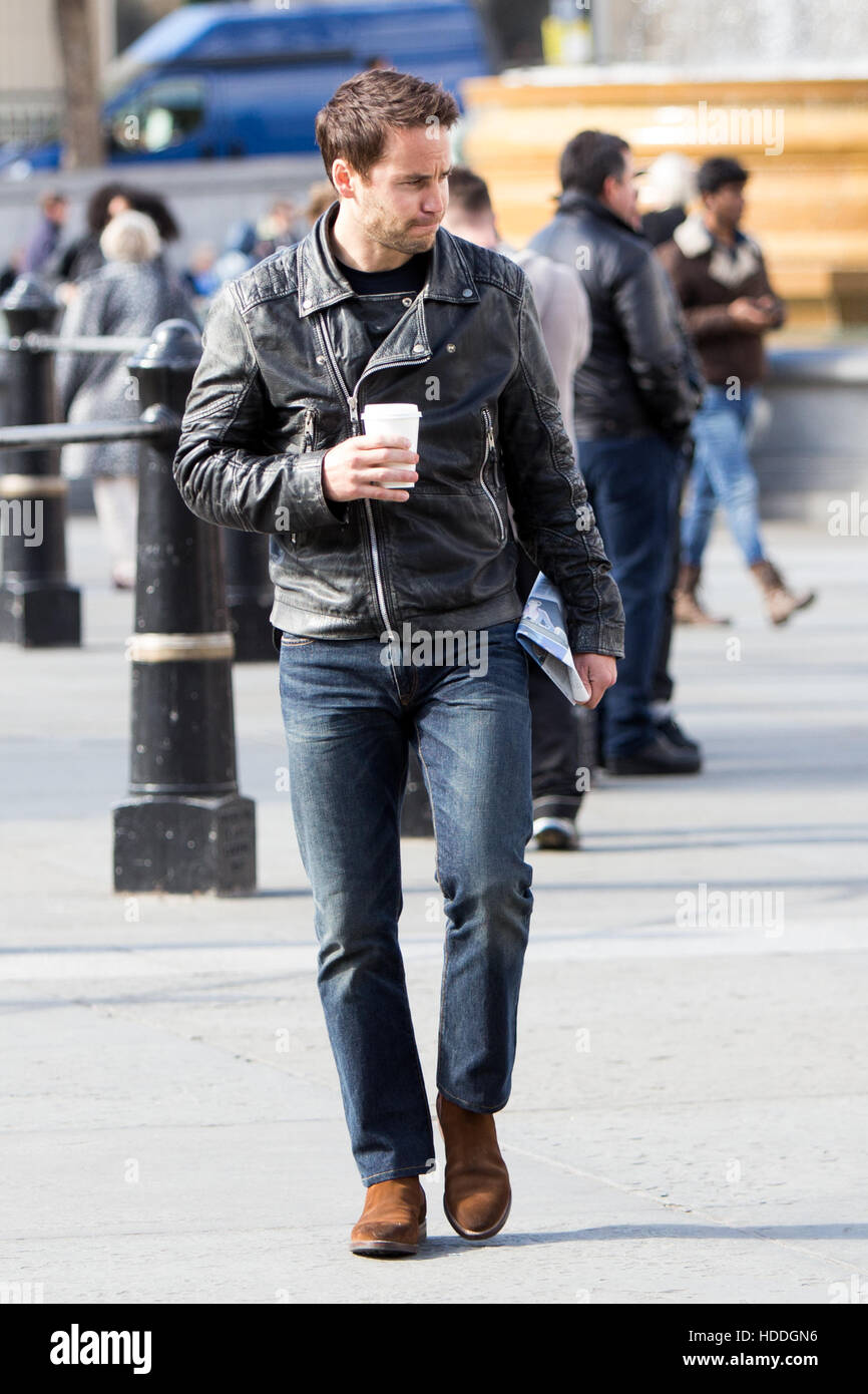 Filming of 'American Assassin' in London. Actor Taylor Kitsch films a ...