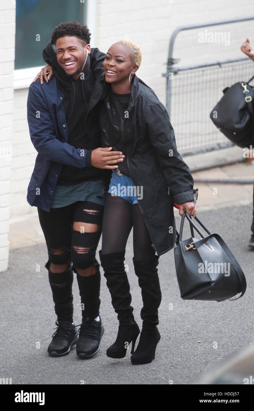 Contestants seen arriving at the Fountain Studios for the X Factor ...
