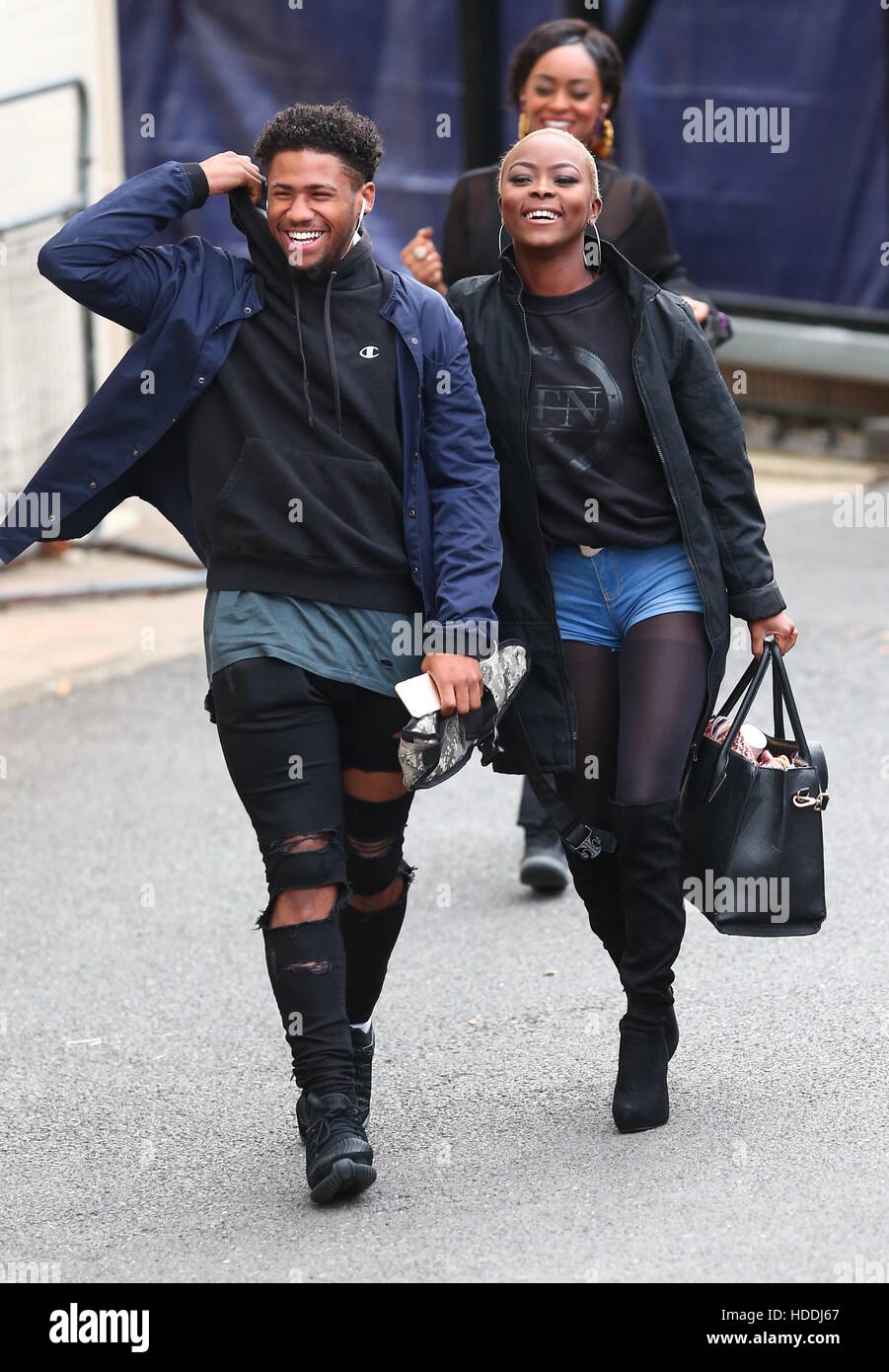 Contestants seen arriving at the Fountain Studios for the X Factor ...