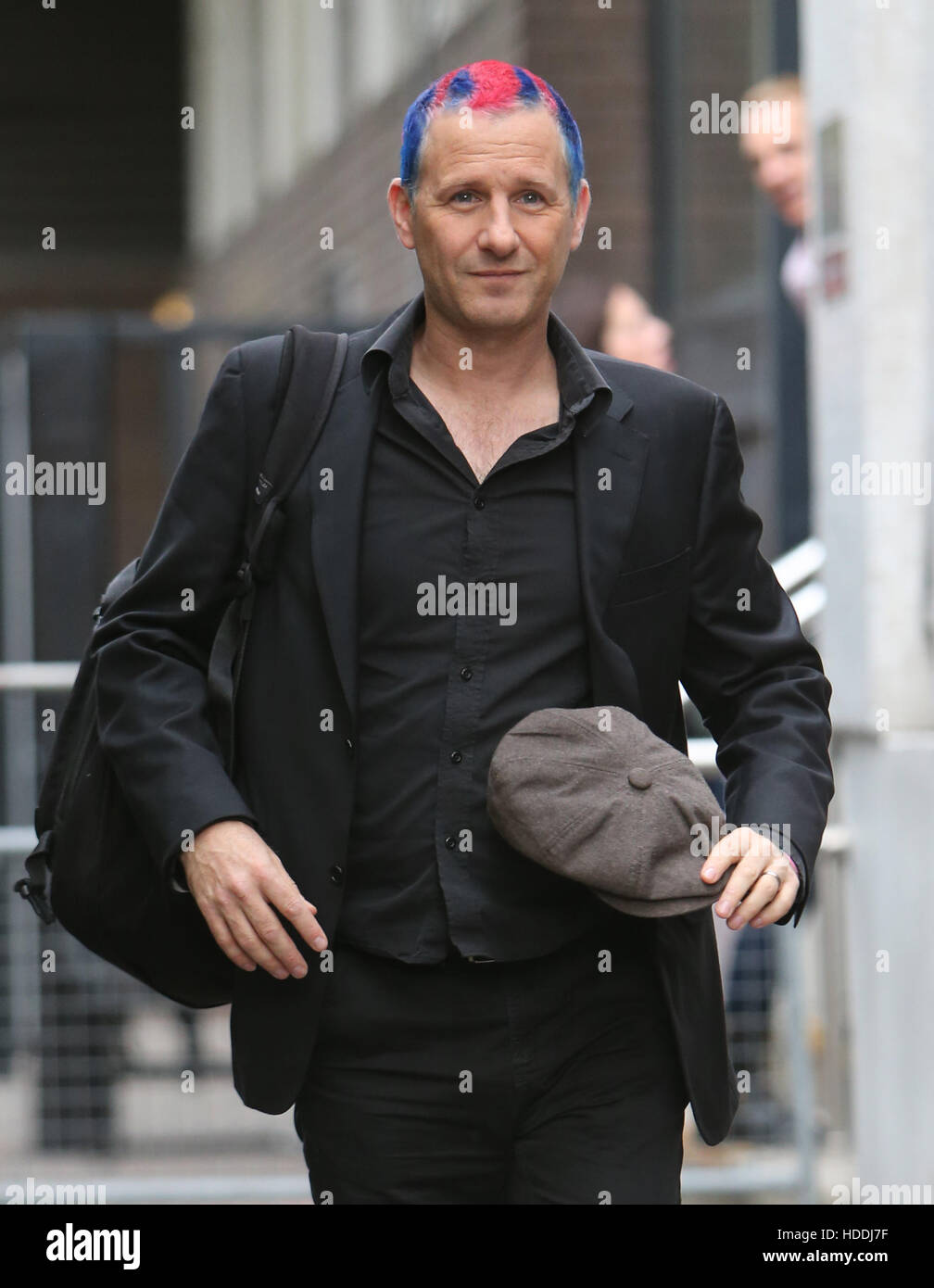 Adam Hills outside ITV Studios Featuring: Adam Hills Where: London ...