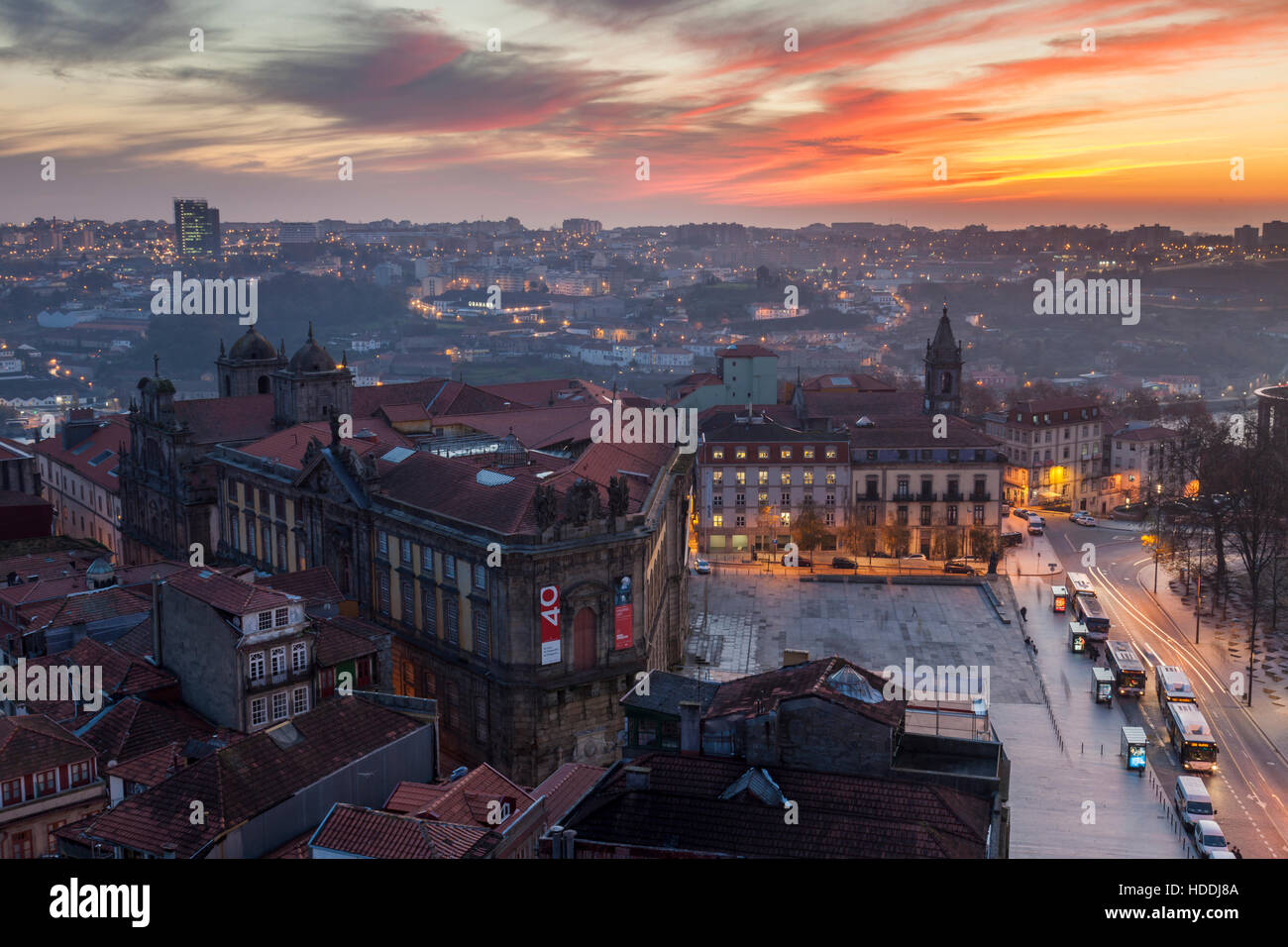 Porto skyline sunset hi-res stock photography and images - Alamy