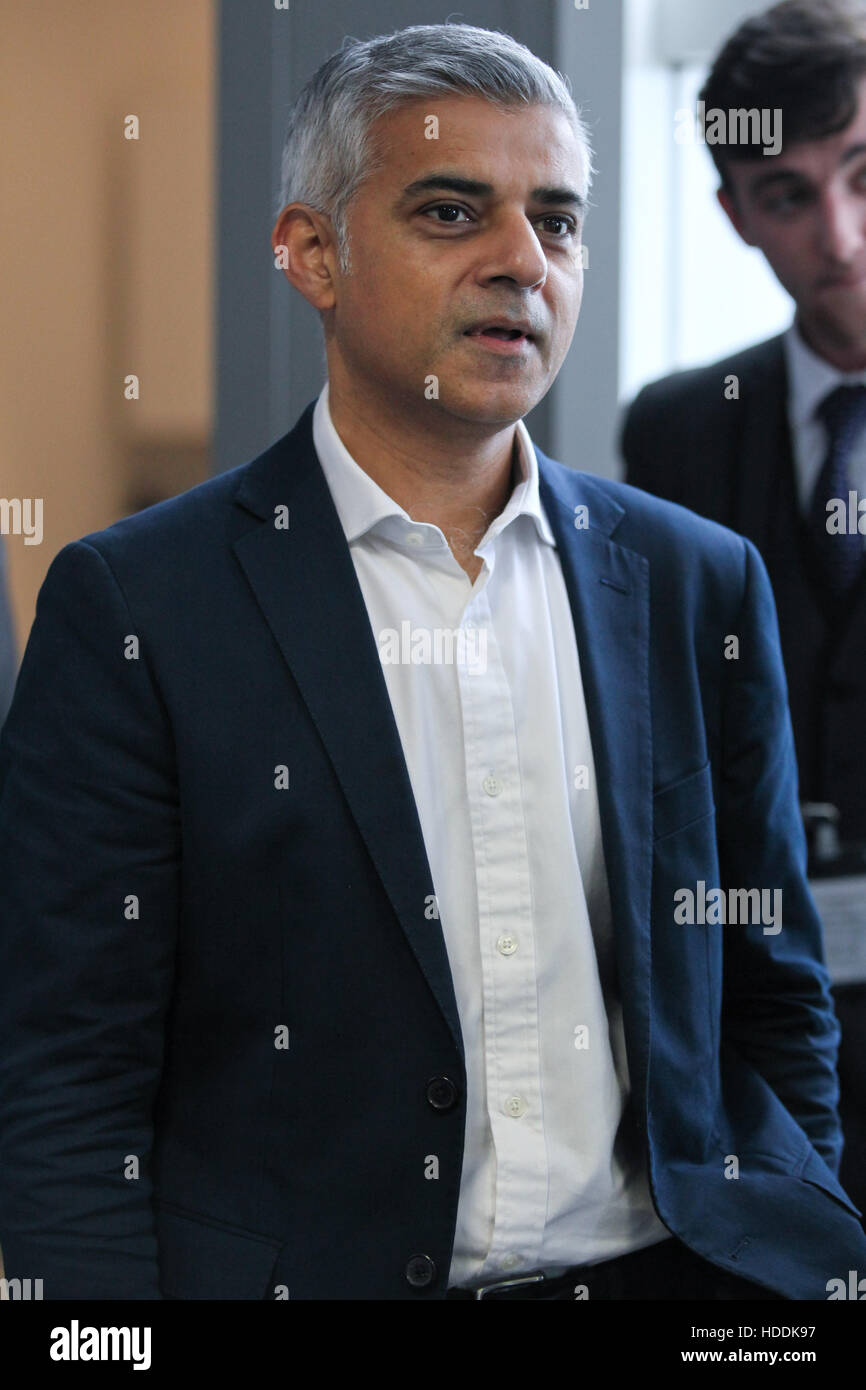 The Mayor of London Sadiq Khan and Darren Rodwell, Leader of Barking ...